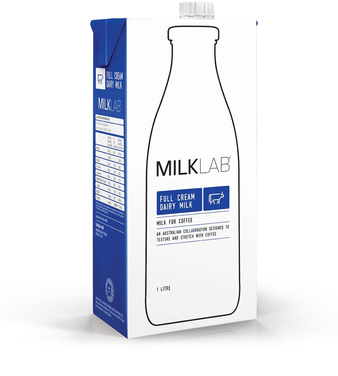 Milk Lab UHT Full Cream Dairy Milk 12 x 1L – Milk Coffee Tea
