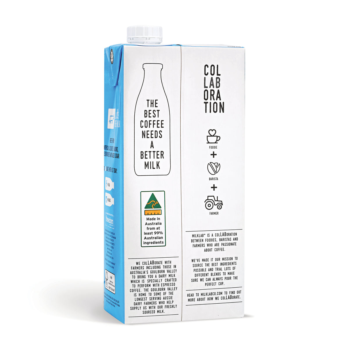 Milk Lab Lactose Free Milk 12 x 1L – Milk Coffee Tea